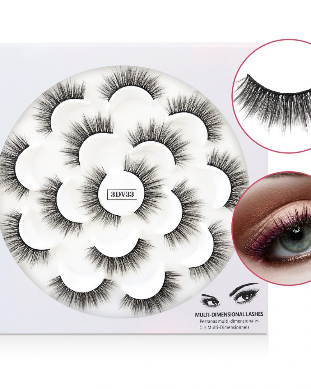 Own brand mink eyelashes lashbook packaging private label mink ...